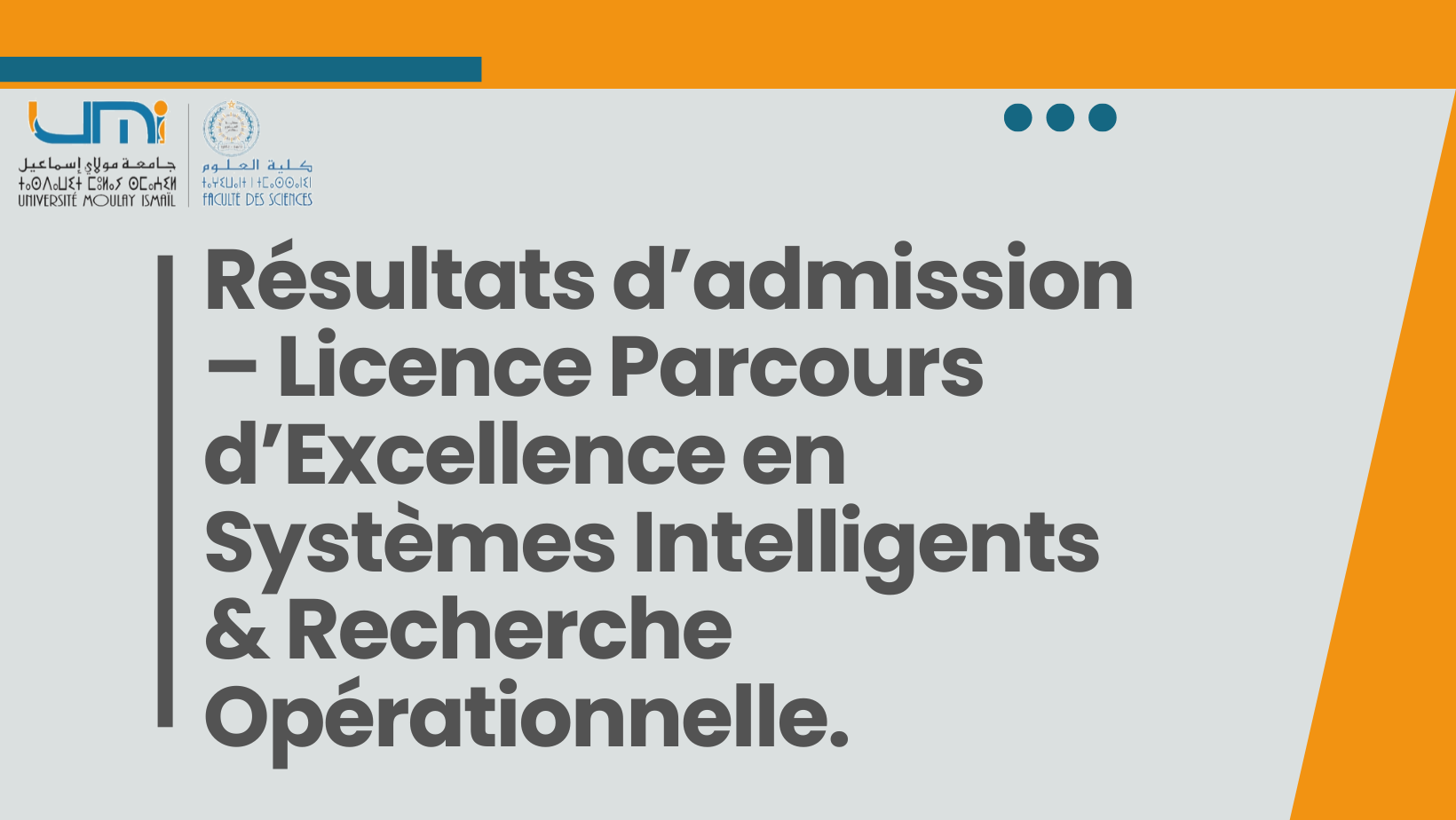 Avis : Résultats d’admission – Licence Parcours d’Excellence en ...